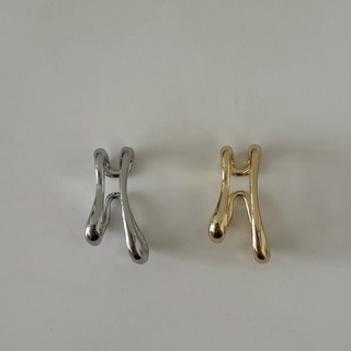 Bouble layer normcore earcuff 雙層極簡風 耳骨夾 | 蝦皮購物