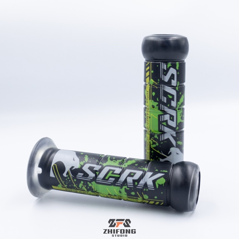 【馳風工坊】SCRK 矽膠 防滑 彩繪 握把套 糯米腸 有孔 把手套 握把 勁戰 DRG KRV JETS 雷霆S | 蝦皮購物