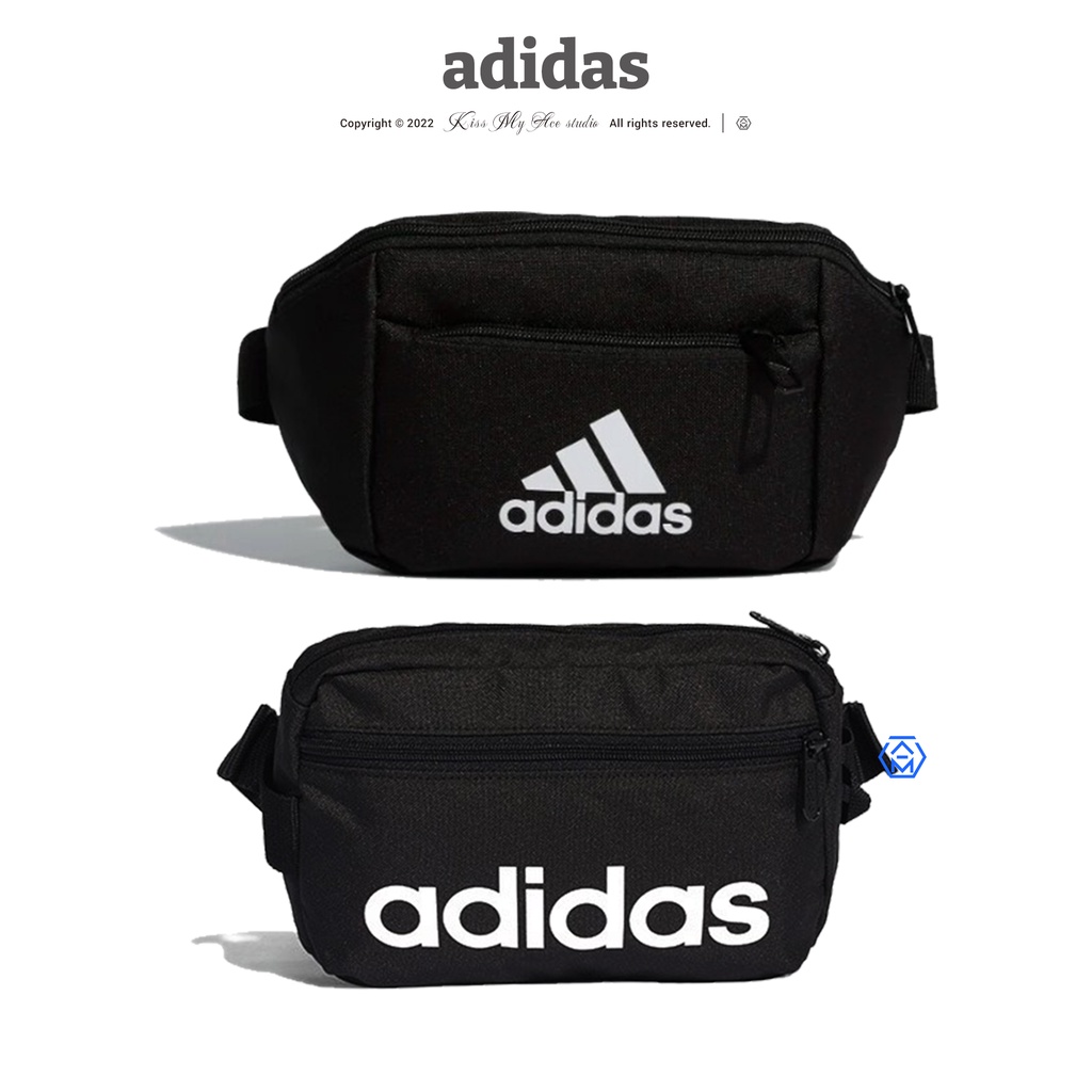 [現貨] adidas 腰包 肩包 側背包 斜背包 黑 白 愛迪達 DT4827 ED6876 | 蝦皮購物