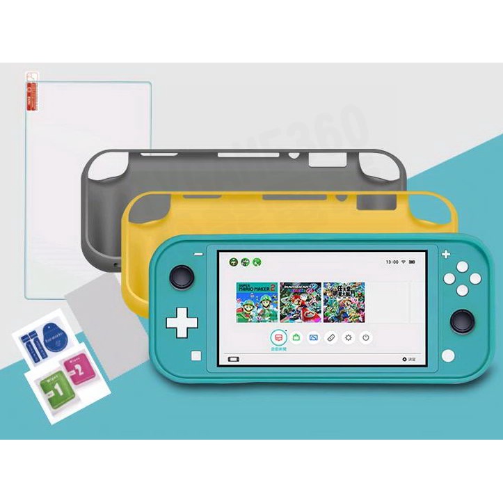 任天堂 SWITCH NS LITE NSL IPEG 主機保護殼 保護套 TPU + 玻璃保護貼 【台中恐龍電玩】 | 蝦皮購物