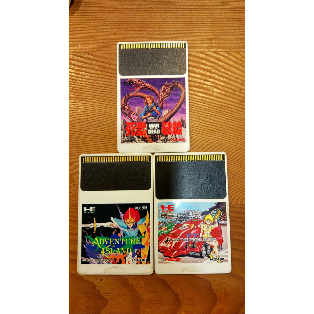 PC engine Hu card 遊戲 組3 | 蝦皮購物