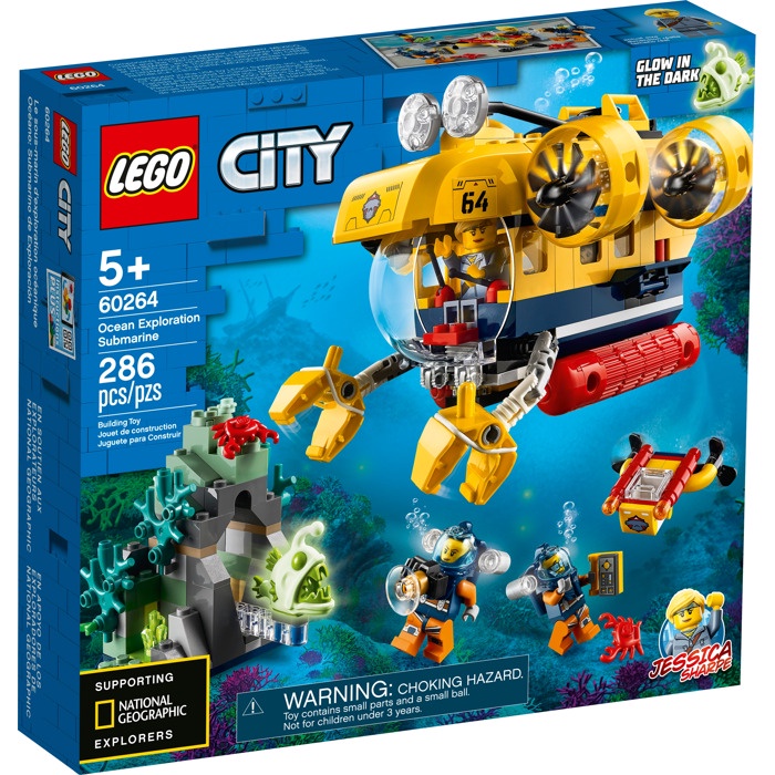 【台灣樂高】城市系列City LEGO 60264 Town Ocean Exploration Submarine | 蝦皮購物