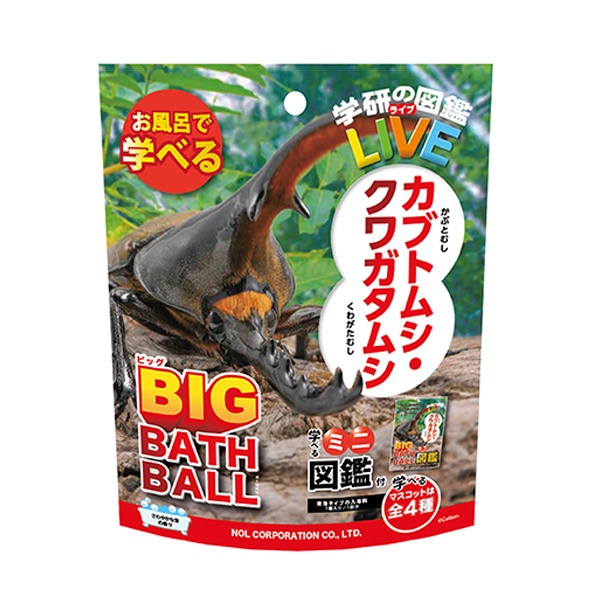 Weicker 唯可 日本NOL 學研的LIVE:甲蟲入浴球-BIG加大版(泡澡球)【佳兒園婦幼館】 | 蝦皮購物
