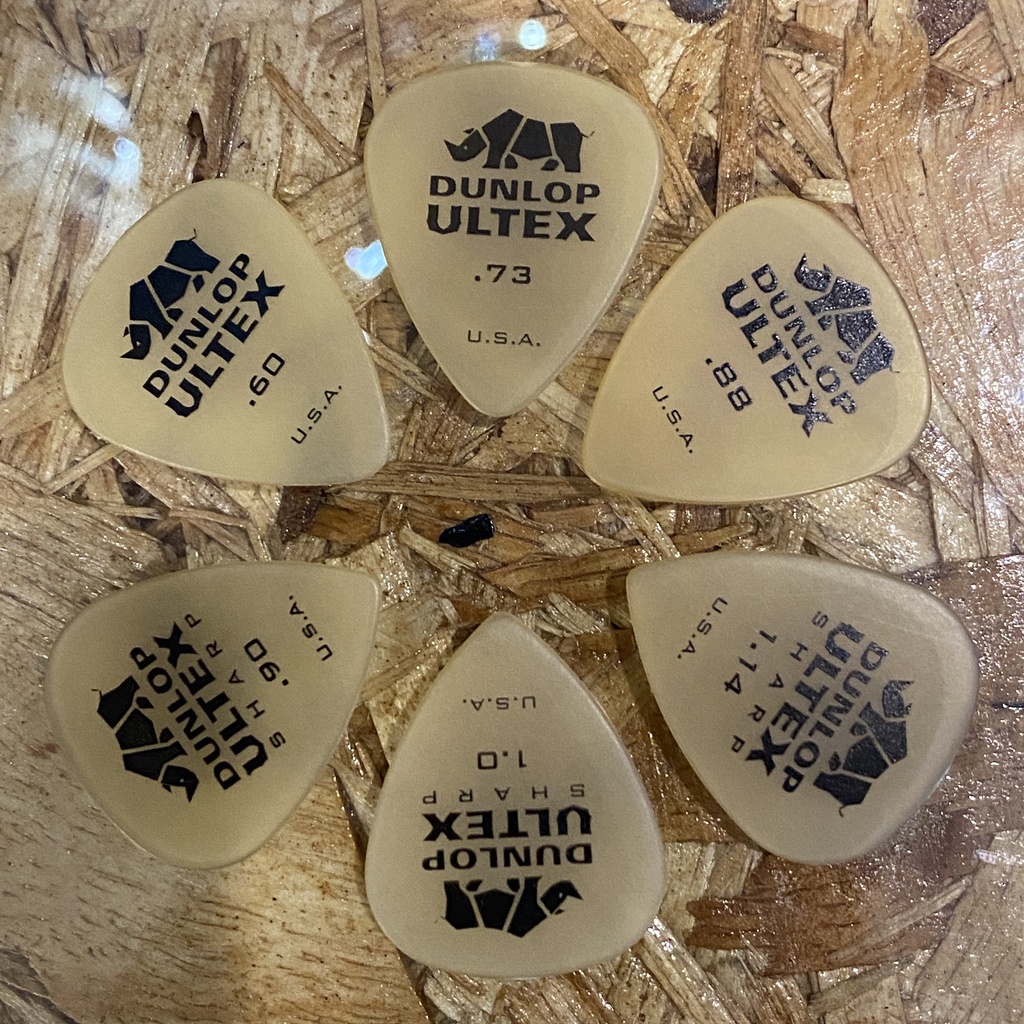 【搖滾玩家樂器】全新 DUNLOP PICK 犀牛 Ultex Sharp 匹克 60 73 88 9 1.0 1.14 | 蝦皮購物