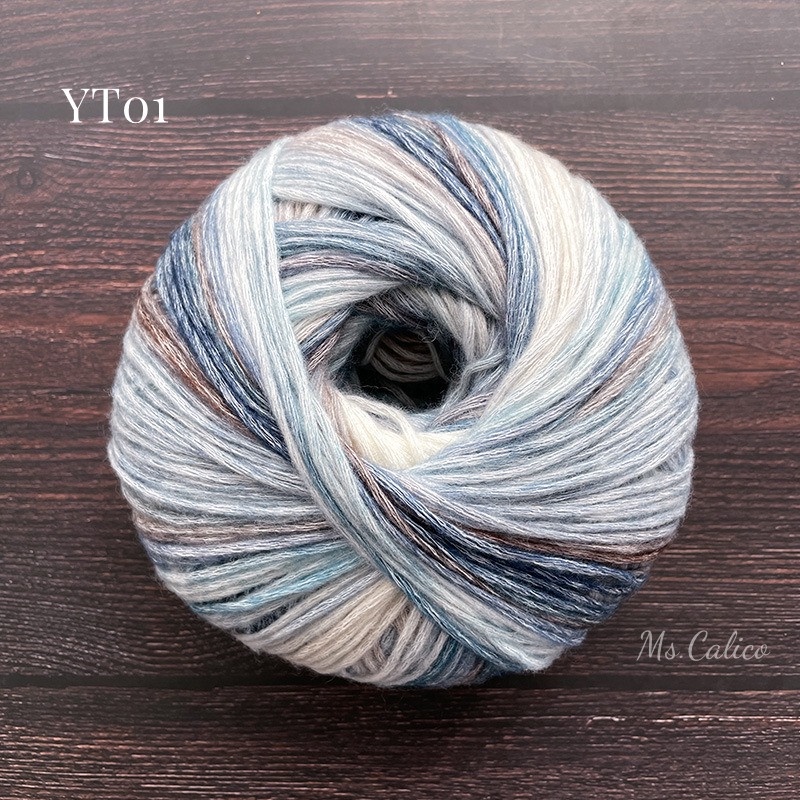 Calico yarn｜十刻雲團 現貨 毛線 織圍巾 編織 毛線編織 手工編織 織衣服 織帽子 段染毛線 diy | 蝦皮購物