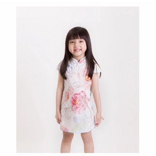 保留0418 chaoch***i ）L'ANGELIC by Digo Kids子立牡丹盛艷手作復古小旗袍 尺寸110 | 蝦皮購物