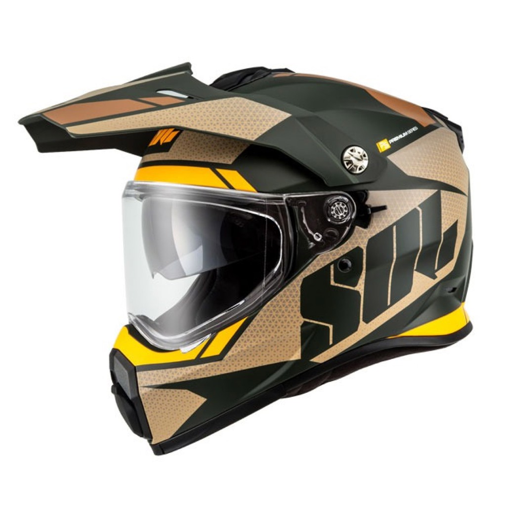 SOL 安全帽 SS-2P 太空漫遊 消光綠/棕 全罩 越野帽 滑胎 內墨鏡 多功能 輕量化 SS2P | 安信商城 | 蝦皮購物