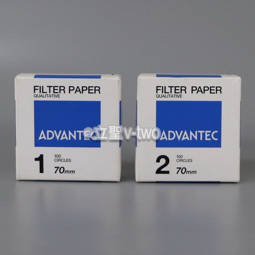 日本Toyo定性濾紙#2 5.5cm~15cm ADVANTEC濾紙 圓形濾紙 日本製 100張/盒 | 蝦皮購物