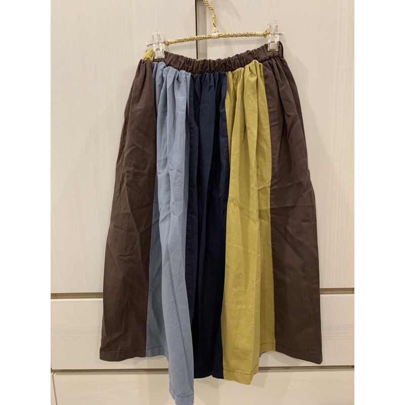 正韓 全新 訓練班 4n5油菜花色拼接裙 有口袋 | 蝦皮購物