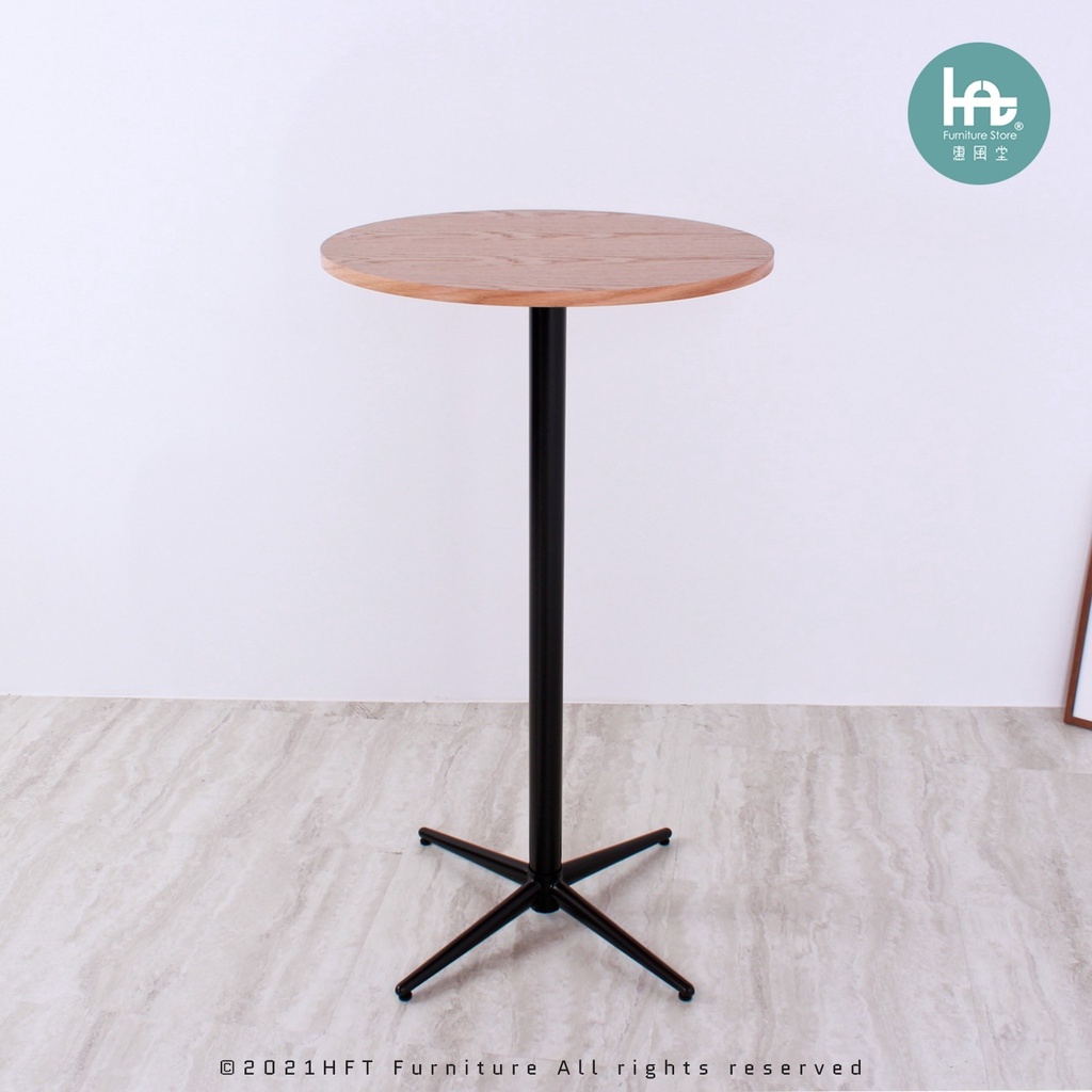 吧桌 吧檯桌 高腳桌 圓吧台桌 酒吧桌 商業空間 Loft 北歐極簡輕工業風 HFT 【台灣製 🇹🇼 現貨 含稅】 | 蝦皮購物