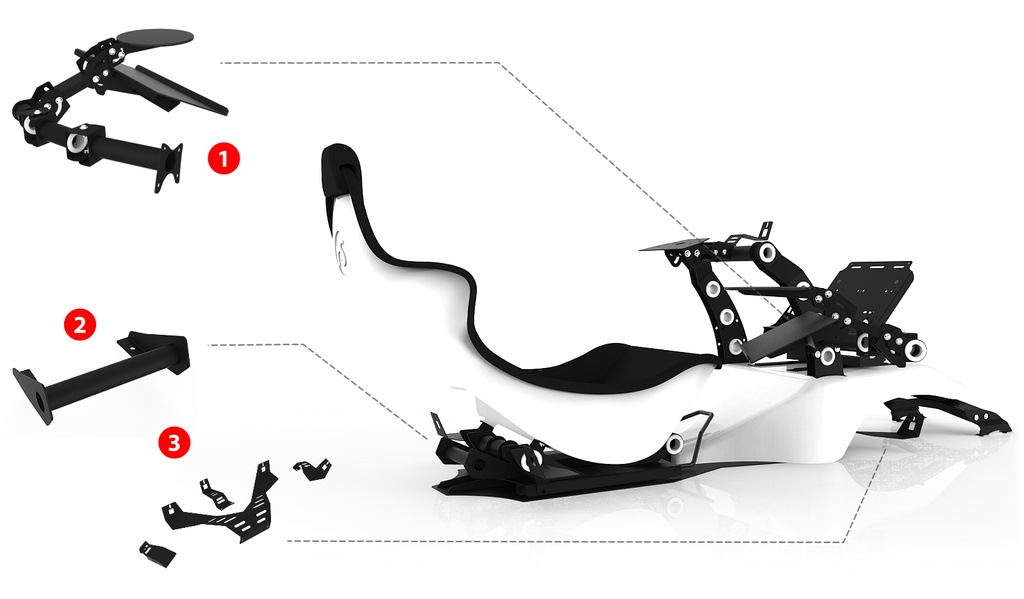 RSEAT RS Formula V2 / F1 坐姿 / 賽車架 + 賽車椅 / 強化金屬材質 / 歐洲進口 / 預購 | 蝦皮購物