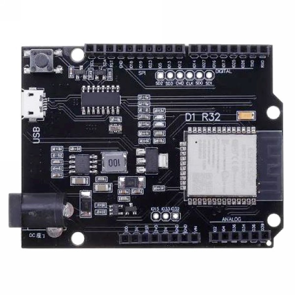 WeMos D1 R32 ESP32開發版的腳位與Arduino Uno相同研發物聯網IOT | 蝦皮購物