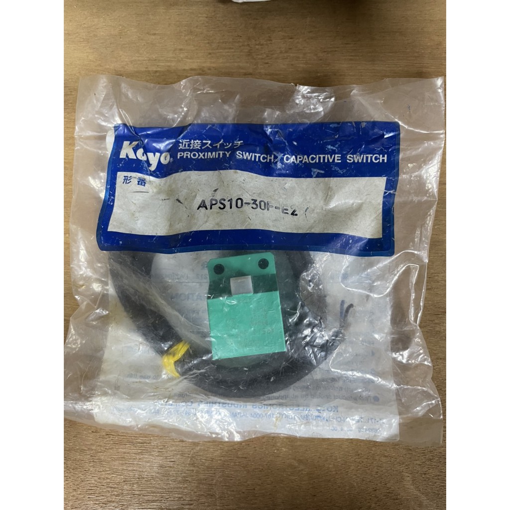 [靜電容近接開關] APS10-30F-E2 PNP NO，廠牌：Koyo (含稅) | 蝦皮購物