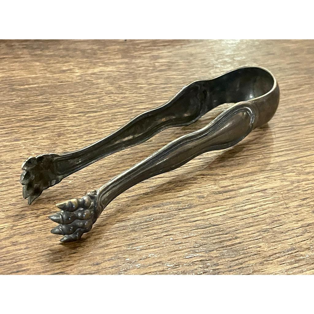 #19世紀 法國古董鍍銀巴洛克風格獸爪浮雕大糖夾/冰塊夾『55g』 #823019 | 蝦皮購物