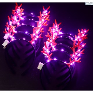 【愛團購 iTogo】LED發光鹿角髮箍|發光麋鹿角|led鹿角髮圈 隨機出貨 | 蝦皮購物