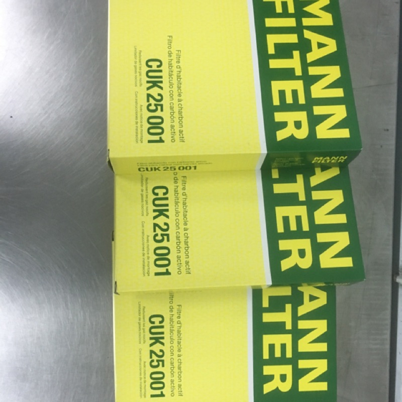 MANN德國 CUK25001 冷氣濾網 BMW F20 F21 F22 F23 F30 F31 F32 F36 F34 | 蝦皮購物