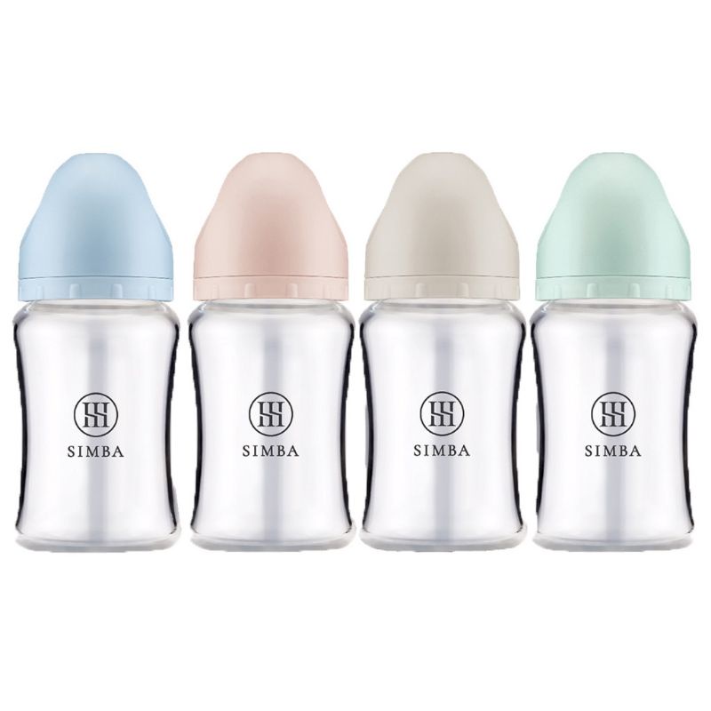Simba 小獅王辛巴蘊蜜鉑金 寬口波璃奶瓶180/270ml | 蝦皮購物