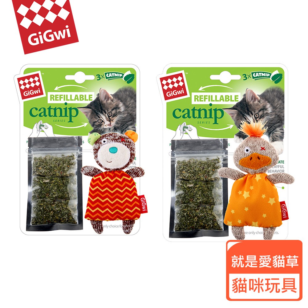 【GiGwi】就是愛貓草 貓咪玩具 小動物/印地安系列｜貓草 貓薄荷 | 蝦皮購物