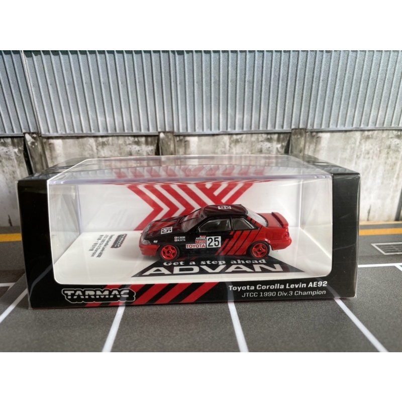 1/64 Tarmac Toyota Corolla levin AE92 JTCC 冠軍 ADVAN HOBBY 64 | 蝦皮購物
