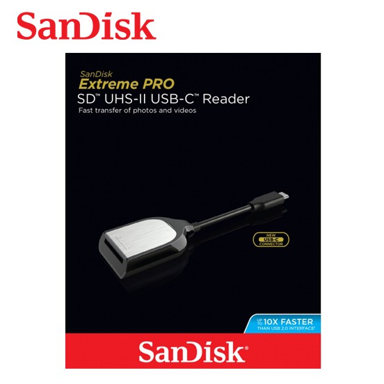 SanDisk Extreme PRO SD UHS-II Type-C 相機大卡專用 高速讀卡機 SDDR-409 | 蝦皮購物