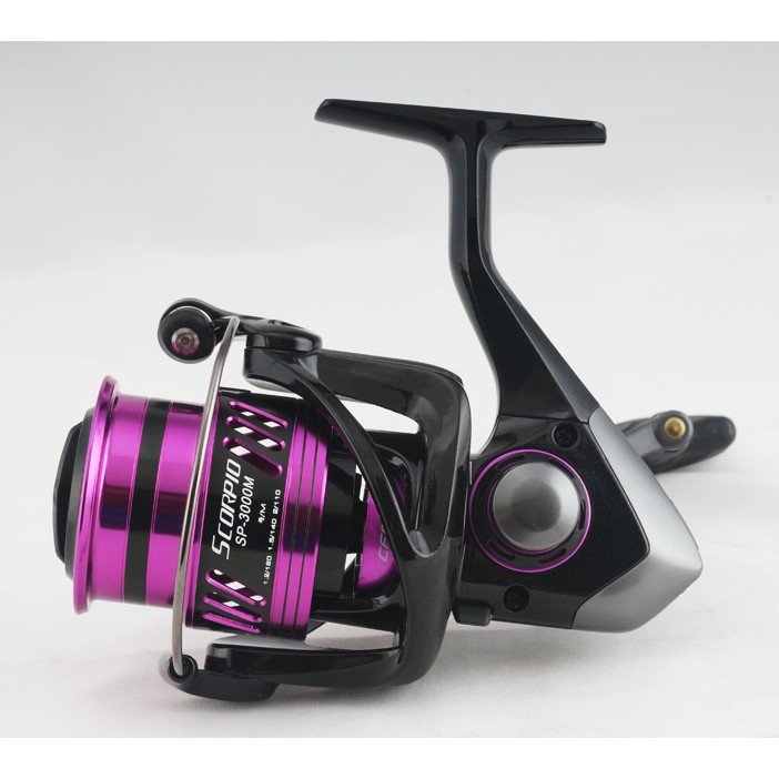 ～3000型到貨～okuma 寶熊 SCORPION 天蠍 1000型~5000型 紫色炫風 紡車式捲線器 | 蝦皮購物