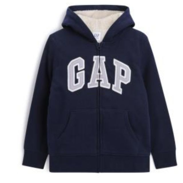 全新現貨 正版Gap 男童 LOGO羊羔絨保暖外套 4-5Y XS號 110公分 圖二圖三實拍 | 蝦皮購物