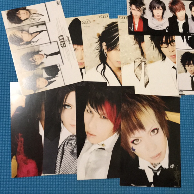 SID 日團 卡片 sweet chapter1 aki mao shinji yuya 視覺系樂團 視覺系 樂團 日本 | 蝦皮購物