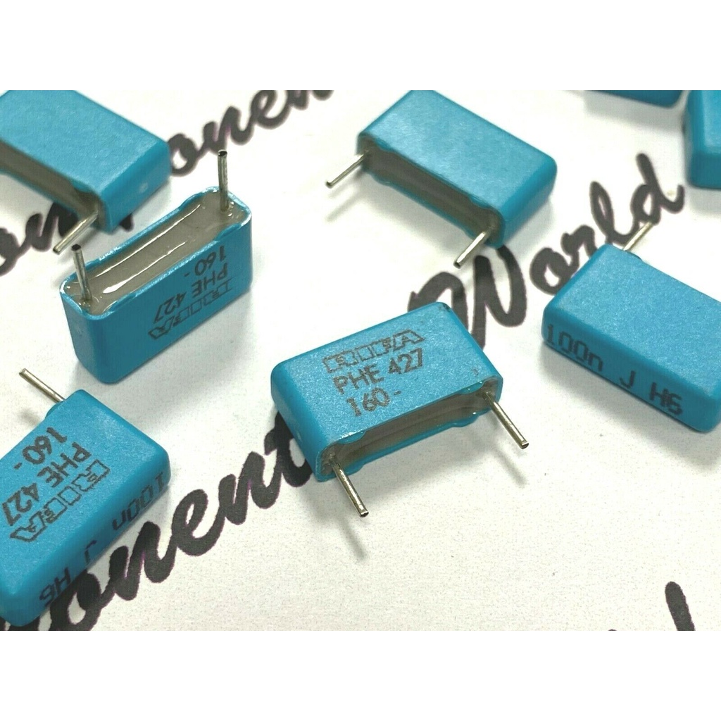 1個 - 瑞典RIFA PHE427 0.1uF (100nF) 160V 5% 腳距:15mm 金屬膜電容 | 蝦皮購物