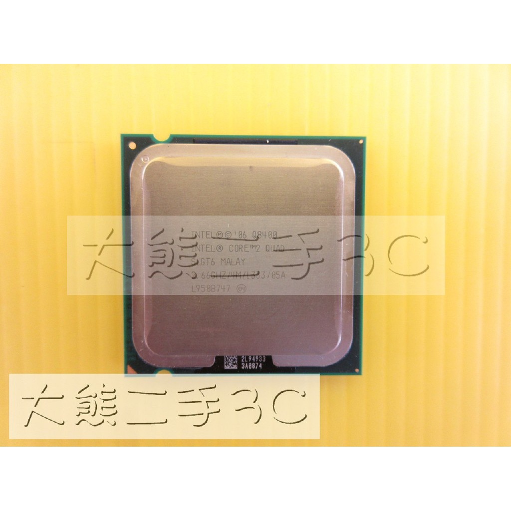【大熊二手3C】CPU-775 Core2 Quad Q8400 2.66G 4M 1333 SLGT6-4C | 蝦皮購物