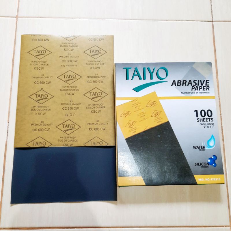 Taiyo 防水 600 粒度 600 砂紙 | 蝦皮購物