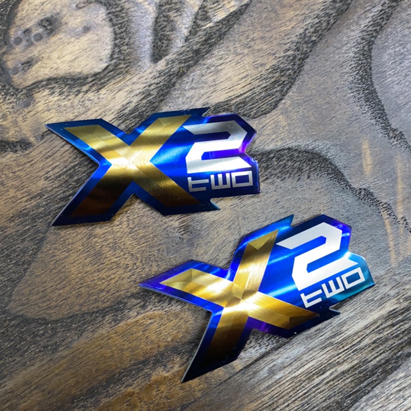 🔥【現貨+發票秒出】鯊魚工廠 X2-RT 鈦合金貼片 斜瓶貼片 燒鈦色 正鈦合金貼片 鈦片 | 蝦皮購物