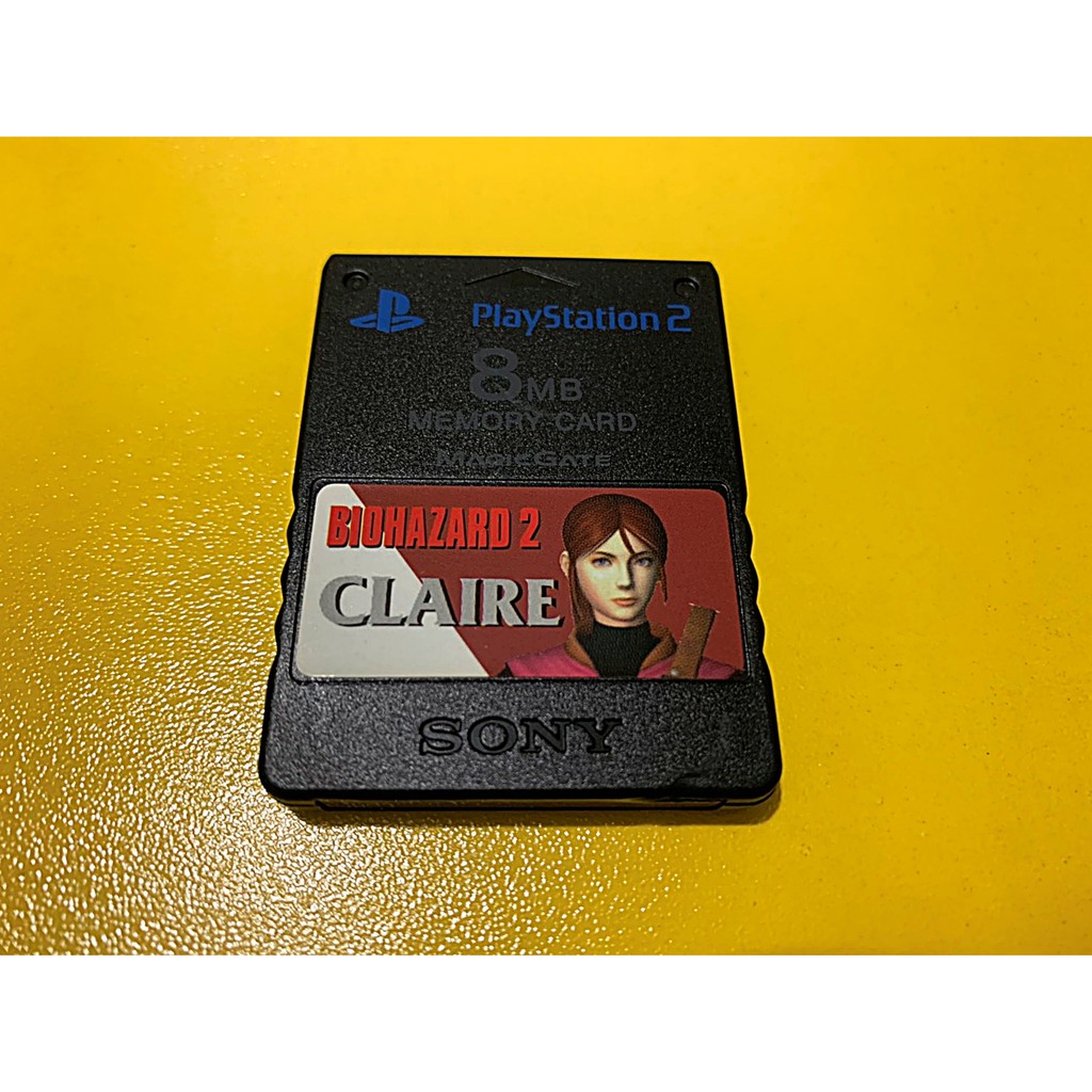 歡樂本舖 PS2 記憶卡 惡靈古堡 2 克蕾兒 CLAIRE 生化危機 BIOHAZARD PlayStation2 | 蝦皮購物