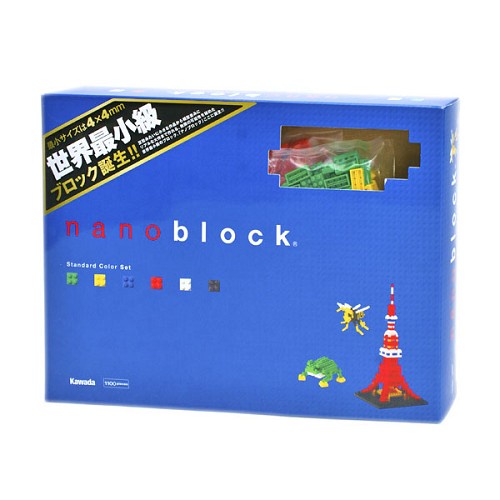 Nanoblock 迷你積木 NB-001 基本組 紅黃綠藍白 配色組合 | 蝦皮購物