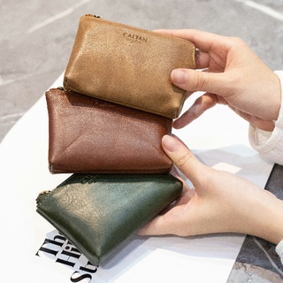 【CALTAN台灣現貨】牛皮/零錢包|真皮零錢包 075076_五色 | 蝦皮購物