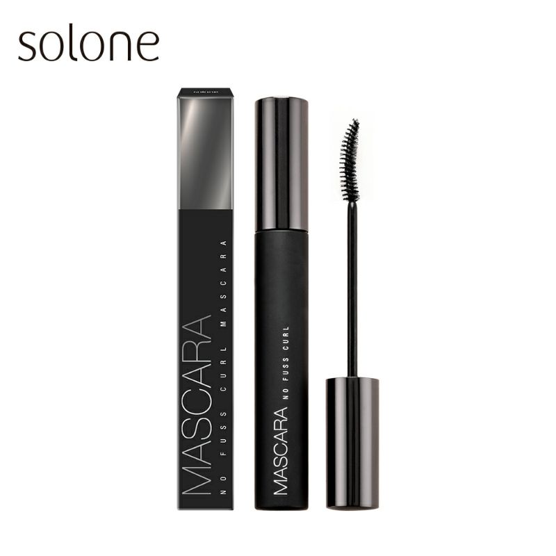 ☆有發票☆ Solone 天生激纖長睫毛膏【01 極地黑】持久抗暈 纖長捲翹 防水抗皮脂 黑色睫毛膏 7229-01 | 蝦皮購物