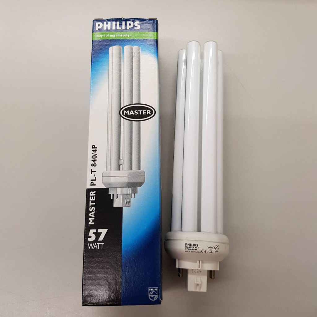 [典匯甘仔店] 飛利浦 PHILIPS PL-T 57W 840 4P 緊密型燈管 冷白色 | 蝦皮購物