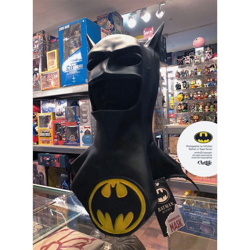 Artlife ㊁ DC Comics 1992 Batman Returns MASK 蝙蝠俠 大顯神威 乳膠面具 | 蝦皮購物