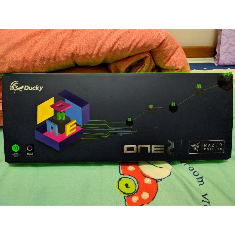 Ducky X Razer 聯名款 ONE 2 108鍵PBT二色鍵帽機械式鍵盤黑色 綠軸 | 蝦皮購物