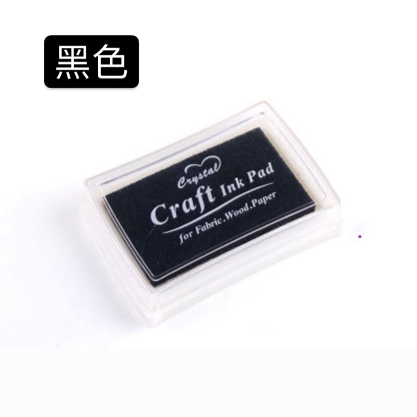 [粉彩藝術之家]👍印泥)Craft Ink Pad油性防水(黑色印台)粉彩勞作/印泥/印台/印章/ | 蝦皮購物