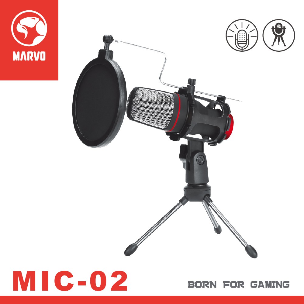 MARVO MIC-02魔蠍直播麥克風 現貨 廠商直送 | 蝦皮購物