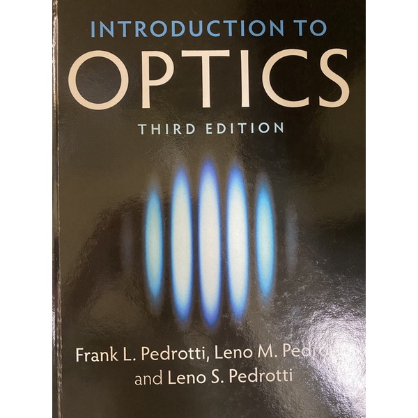 [免運]Introduction to optics 光學課本 精裝版 大學用書 物理系用書 | 蝦皮購物
