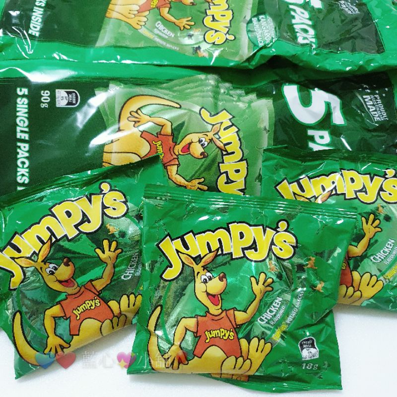 🦘澳洲熱銷 Jumpy's袋鼠餅乾🦘【現貨 3種口味】雞汁 醋酸 海鹽 每小包18g ☆澳洲空運直送 搶先鮮吃😋😋😋 | 蝦皮購物