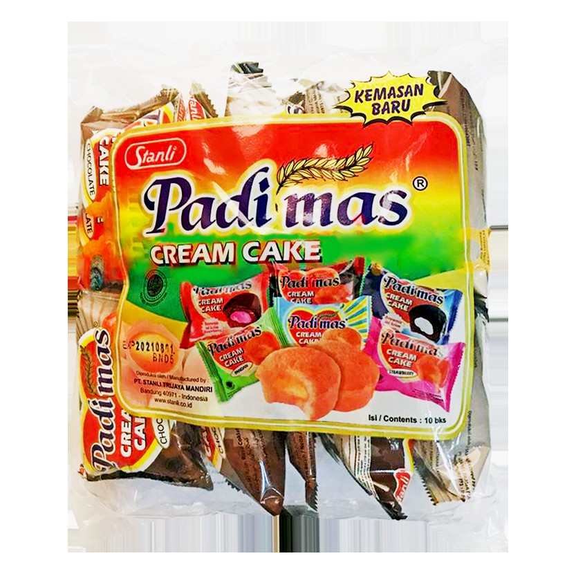 印尼 stanli 蛋糕 padi mas cream cake pandan X3袋 現貨 廠商直送 | 蝦皮購物