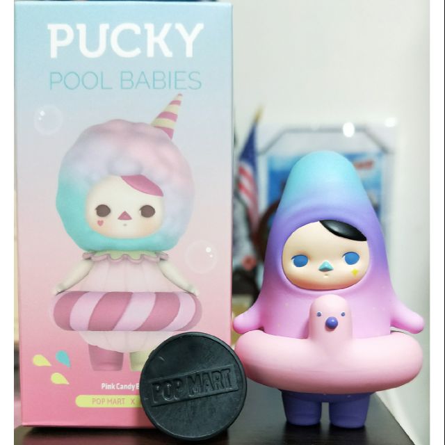 動漫無敵 PUCKY Pool Babies 畢奇 泡泡圈 星空配色 盒抽 盒玩 單售圖款 畢奇泡泡圈粉紅鴨 | 蝦皮購物