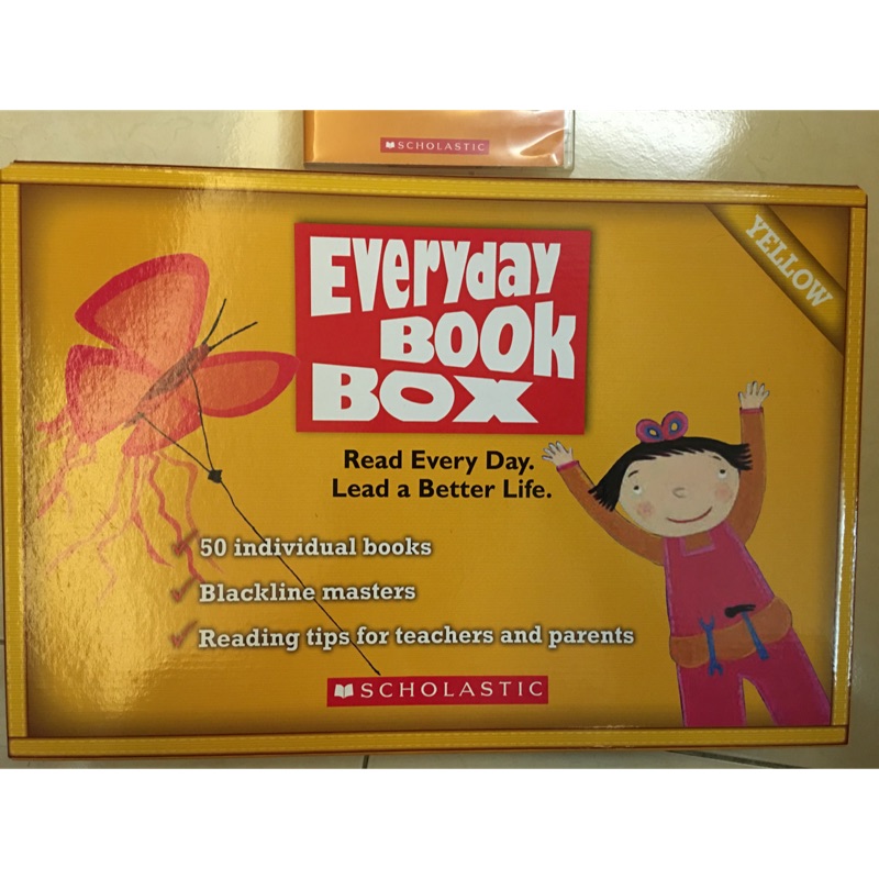 Everyday Book Box黃盒50書1學習單CD+3片原版CD | 蝦皮購物
