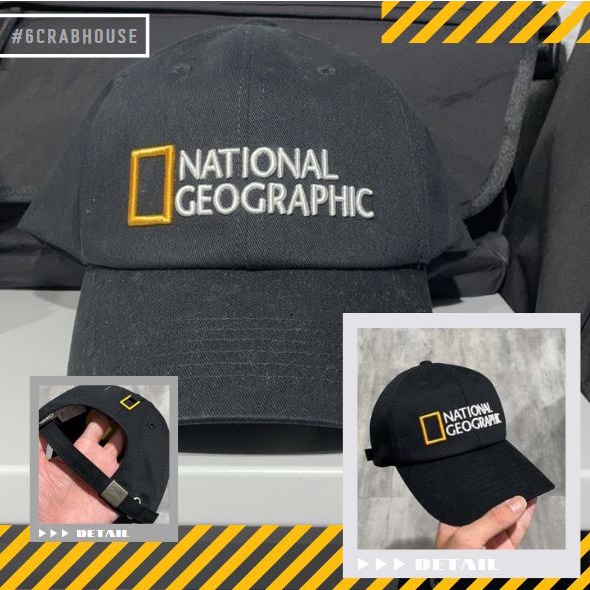 NATIONAL GEOGRAPHIC 國家地理 中性 PLUS LOGO BALL CAP 休閒帽 戶外 棒球帽 黑色 | 蝦皮購物