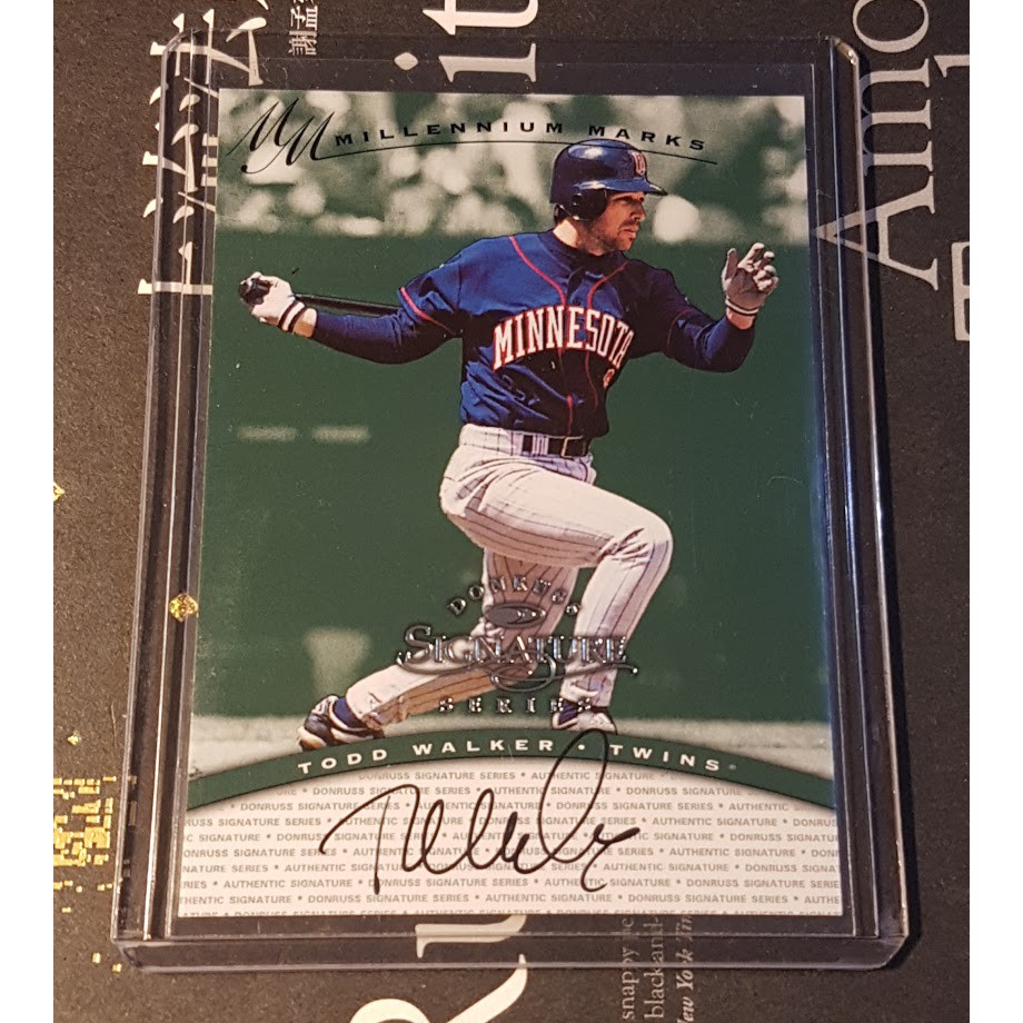 雙城隊 Todd Walker 限量簽名卡 1997 DONRUSS #球員卡 | 蝦皮購物