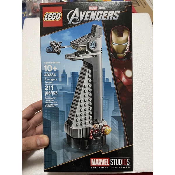 LEGO 40334 Avengers Tower 復仇者大樓 鋼鐵人 漫威 MARVEL STUD10S 十週年紀念 | 蝦皮購物