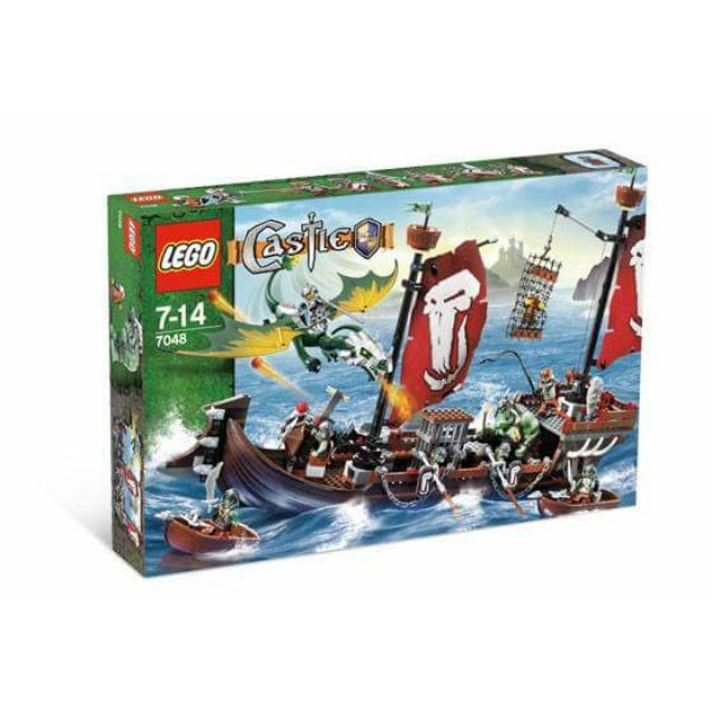 [玩樂高手附發票]公司貨 樂高 LEGO 7048 巨怪攻擊戰艦 絕版 | 蝦皮購物