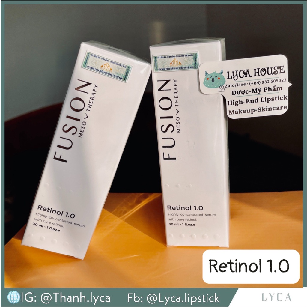 [LYCA] 現貨 在台 Fusion Retinol 1.0 30Ml / Radiance Cream 50ML | 蝦皮購物